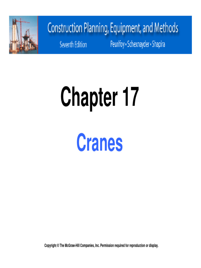 Crane | PDF | Crane (Machine) | Mechanical Engineering