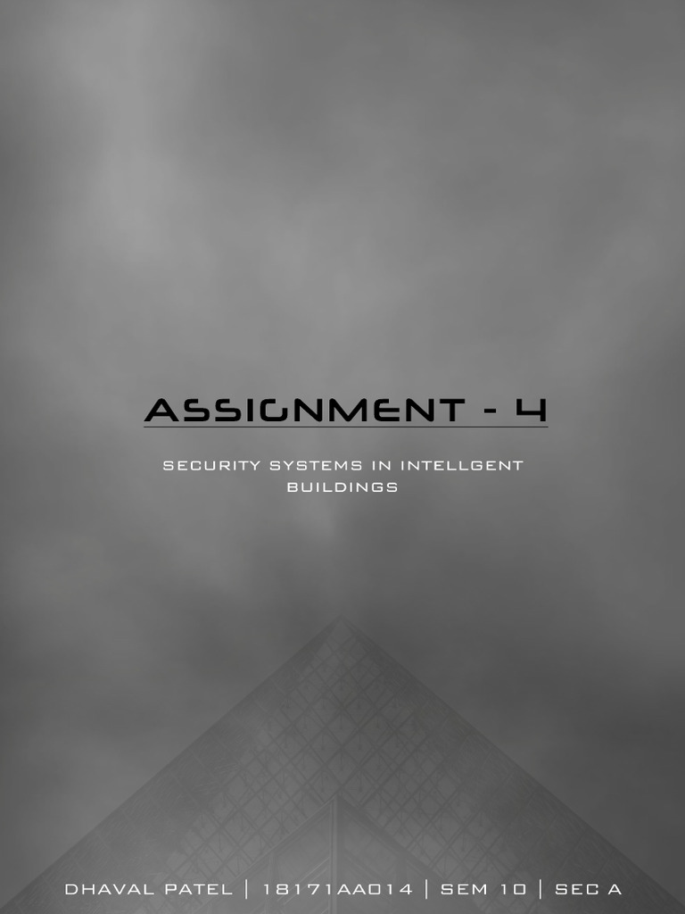 Security Systems in Intelligent Buildings | PDF | Security Alarm | Closed Circuit Television