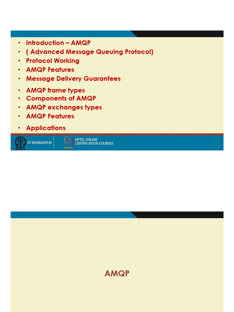 L8 Amqp | PDF | Network Protocols | Internet Architecture