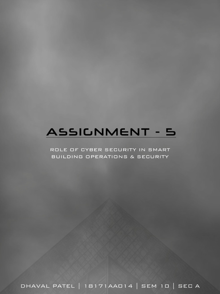 Cyber Security in Intelligent Buildings | PDF | Computer Security ...