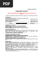 Bula do Herbicida Elevore 2024 | PDF | Ferimento | Nuvem