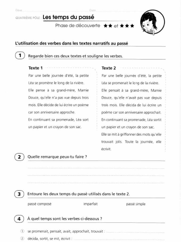 Vers L'expression Écrite - Les Temps Du Passé | PDF