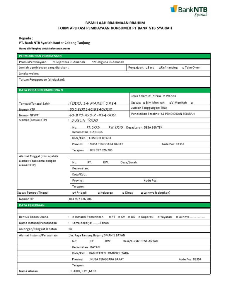 Blanko Asn New-1 (1) - 3 | PDF