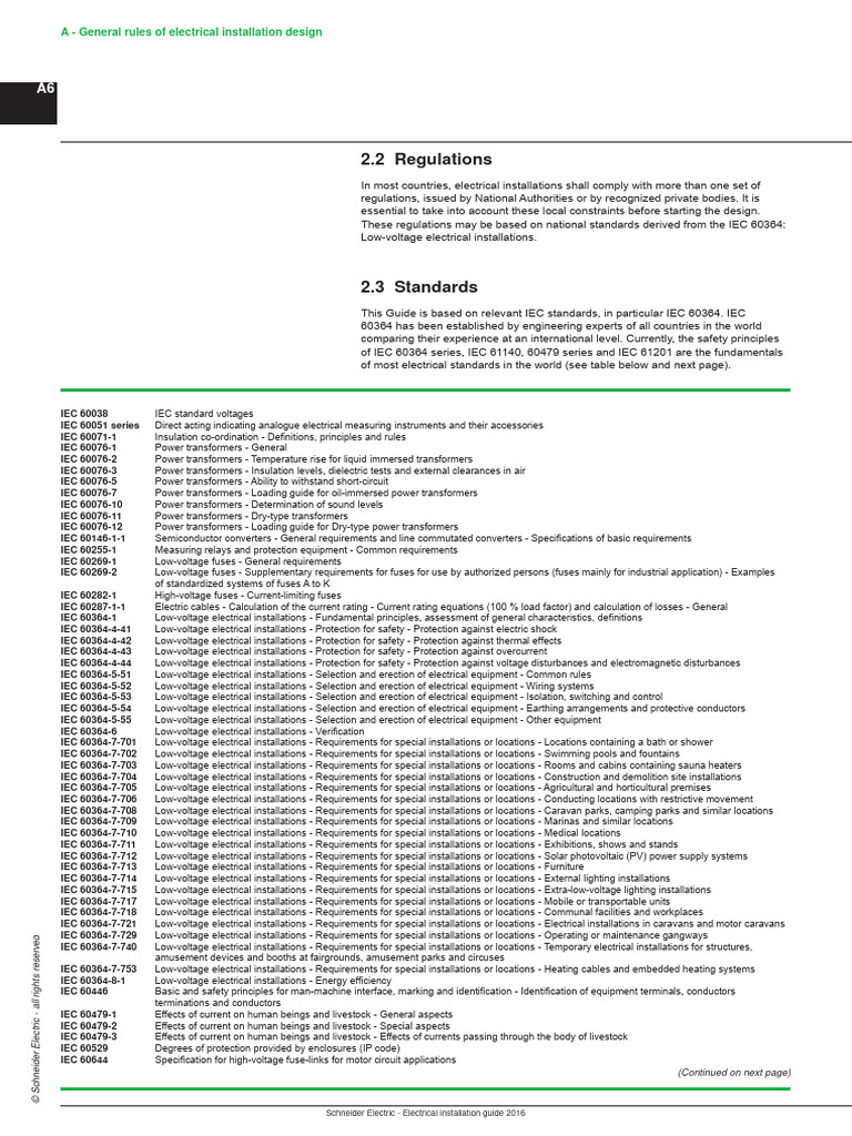 Standard | PDF | High Voltage | Electrical Wiring
