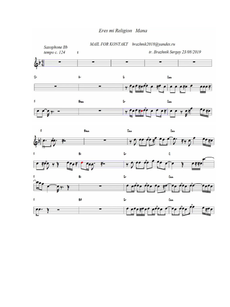 Eres Mi Religión | PDF