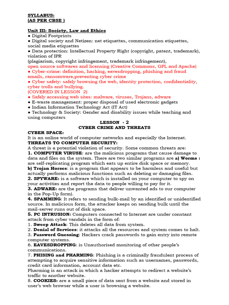 Cyber Crime and Digital Safety Guide | PDF | Cybercrime | Security Hacker