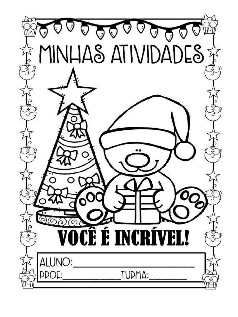 Capa Minhas Ativ Natal | PDF