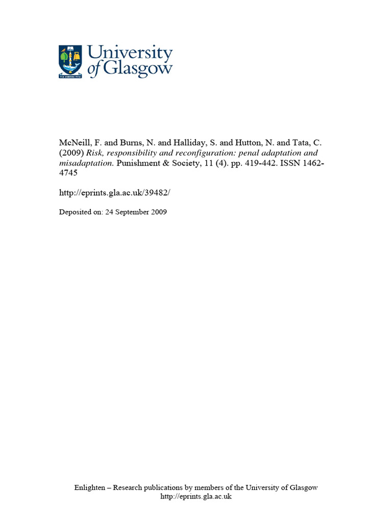 39842 | PDF | Risk | Probation