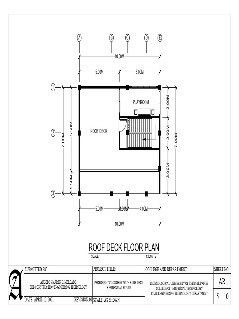 Roof Deck Plan | PDF | Queensland Heritage Register | Culture Of Queensland