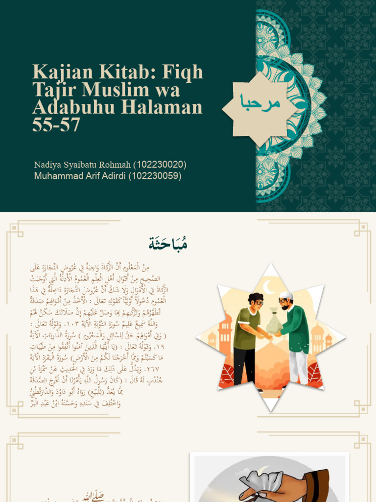 Bahasa Arab Kel 1 Hes B | PDF | Hukum | Agama & Spiritualitas