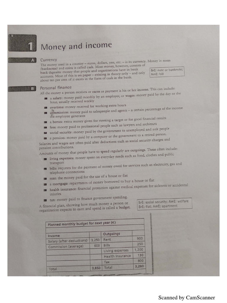 Money and Income | PDF