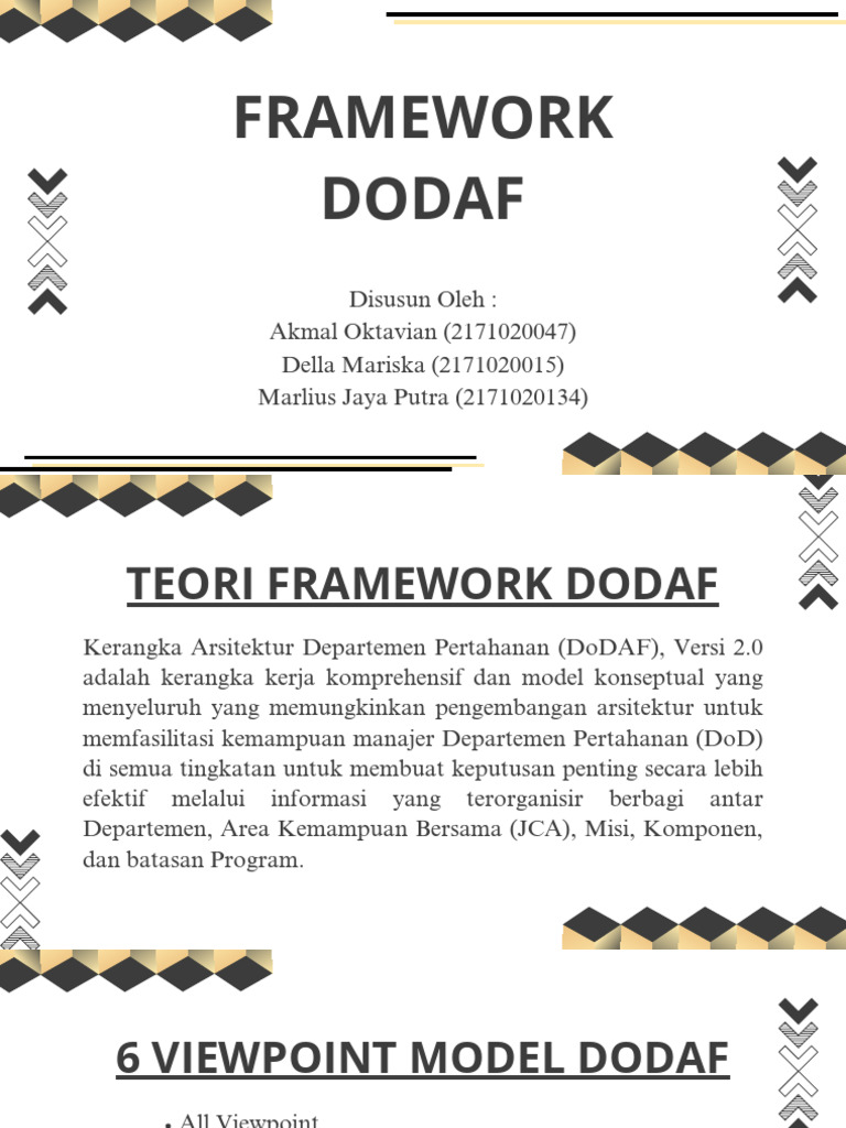 Kel 5 - Framework Dodaf Pada PT Pertamina | PDF | Bisnis