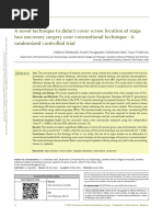 Cawood - Howell 1988 | PDF | Dentistry Branches