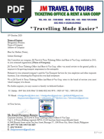 Authorization Letter For Motorcycle Use 2 | PDF