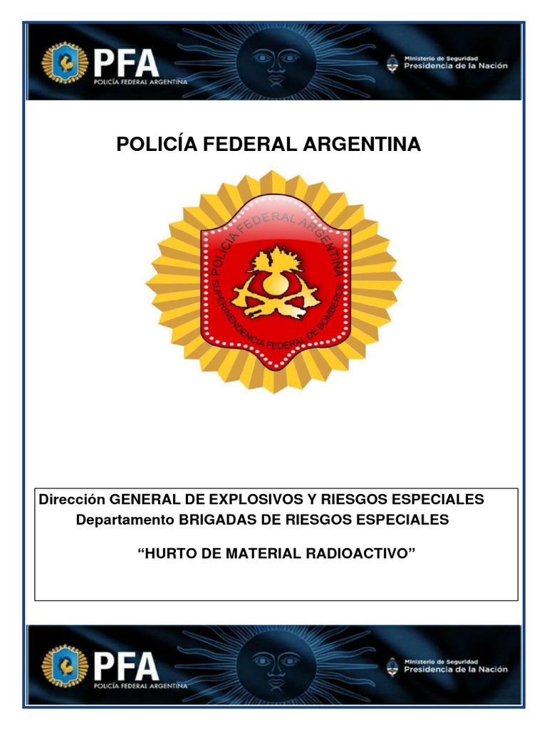 Hurto de Material Radioactivo en Buenos Aires | PDF | Desintegración ...
