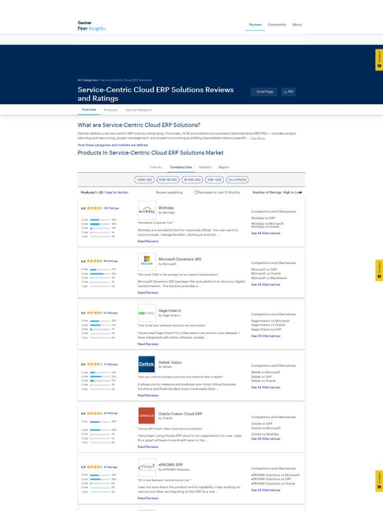 Service-Centric Cloud ERP Solutions Guide | PDF | Enterprise Resource ...