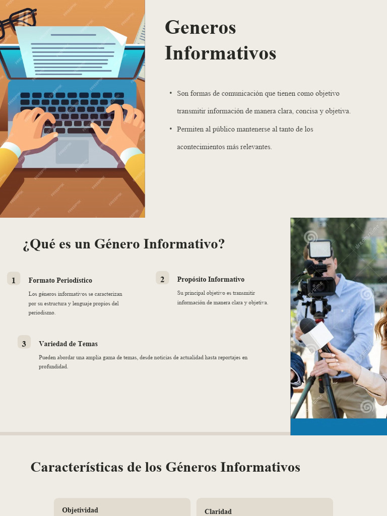 Generos Informativos | Descargar gratis PDF | Noticias | Comunicación ...