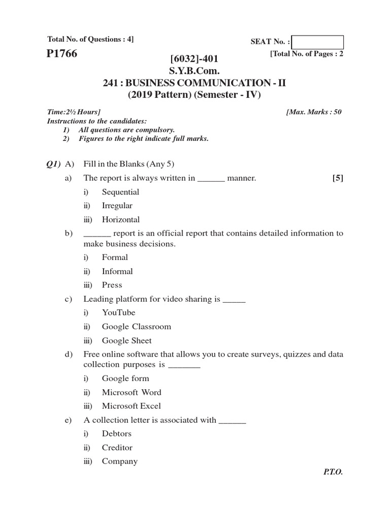 Sem. - IV (2019 Pattern) | PDF | Equity (Finance) | Money
