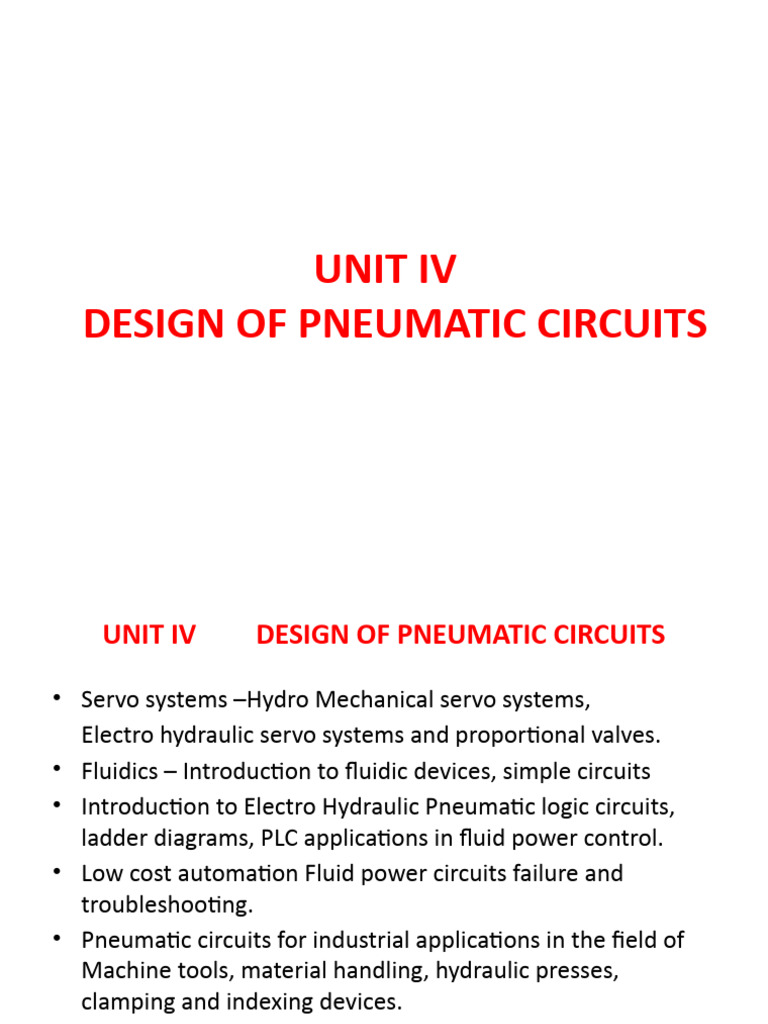 Unit Iv - 1 | PDF | Servomechanism | Actuator