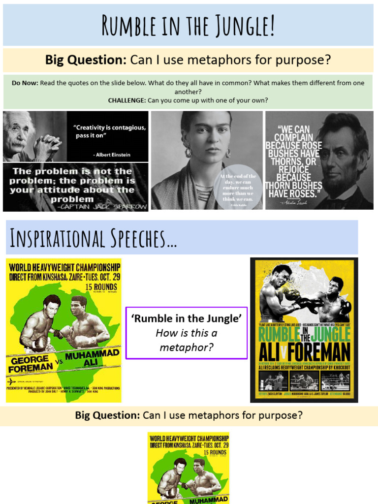 Rumble in The Jungle | PDF | Self-Improvement