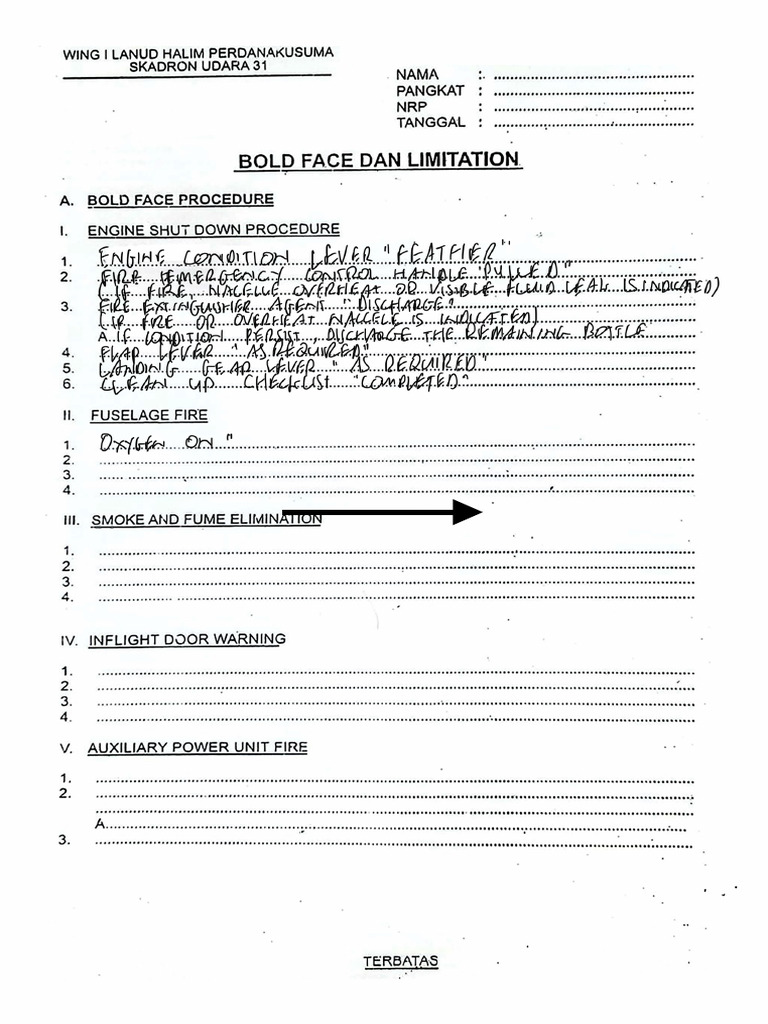 Bold Face Dan Limitation | PDF