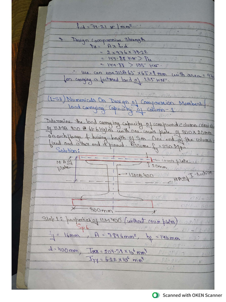 Compression Members, Lacing, Columns | PDF