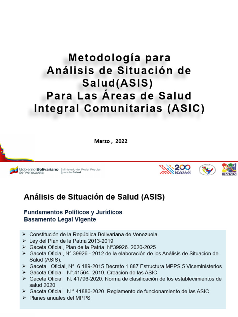 ASIS para Salud Comunitaria en ASIC | PDF