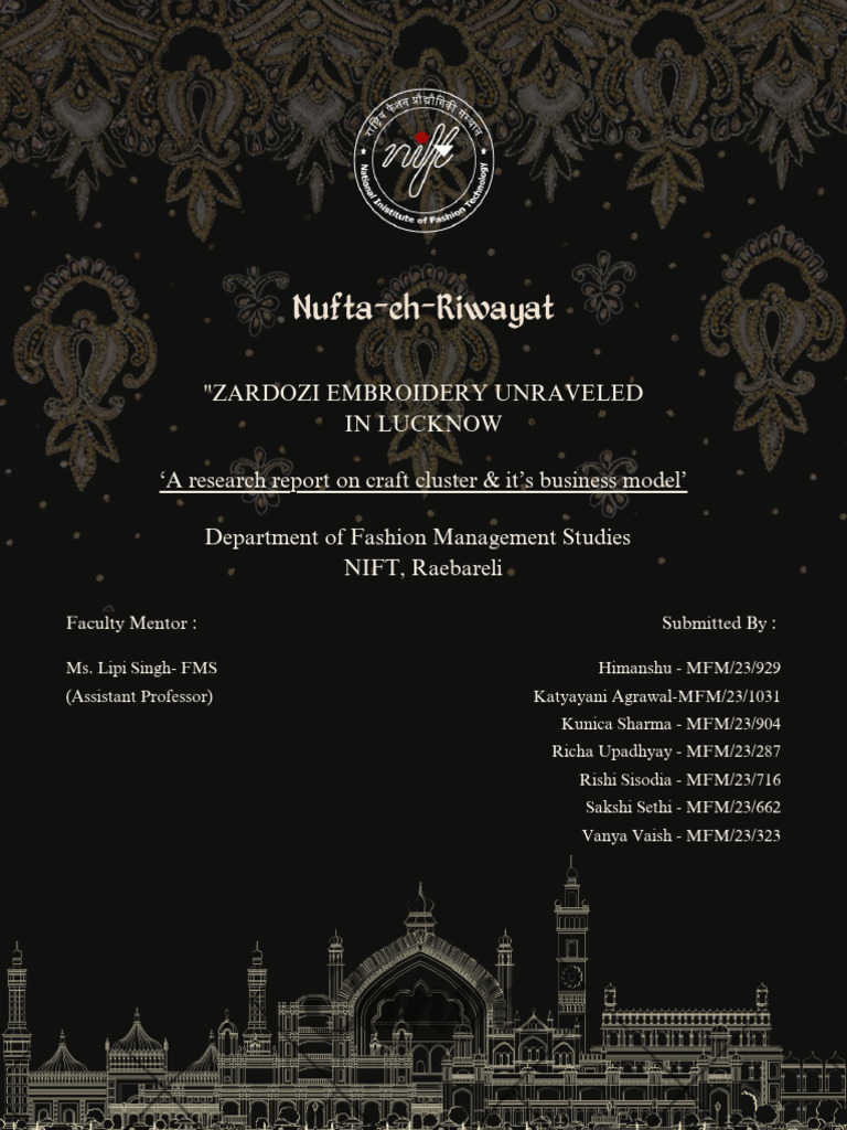 Nift CRD Report Final | PDF | Embroidery | Textiles