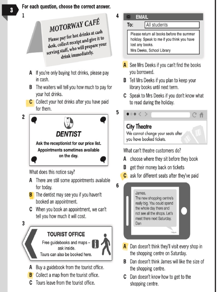 Reading Task 1 and 2 | PDF