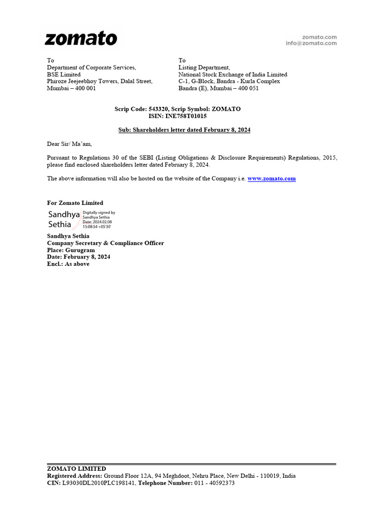 Digitally Signed by Sandhya Sethia Date: 2024.02.08 15:08:54 +05'30 ...