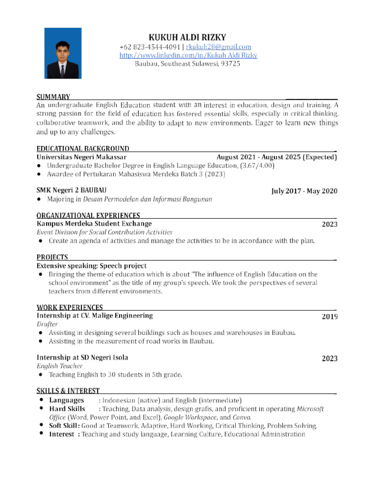 Cv Kukuh Aldi Rizky Pdf