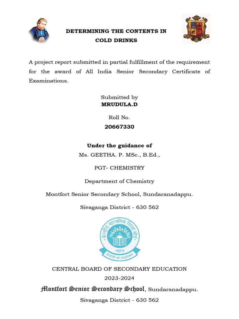 chem pro front page | PDF