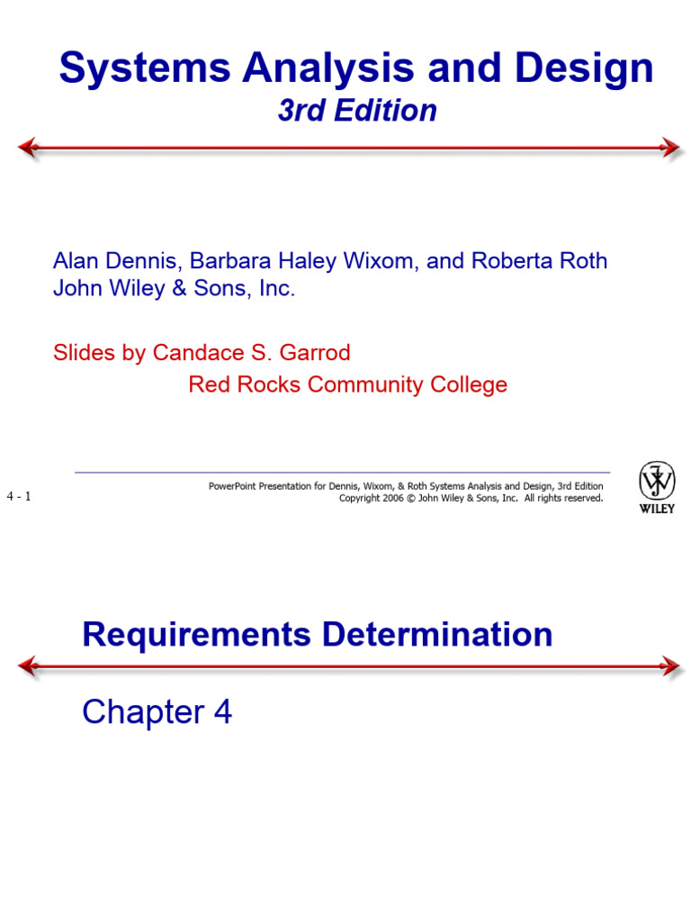 Lecture 4 - Requirement Determination | PDF | Interview