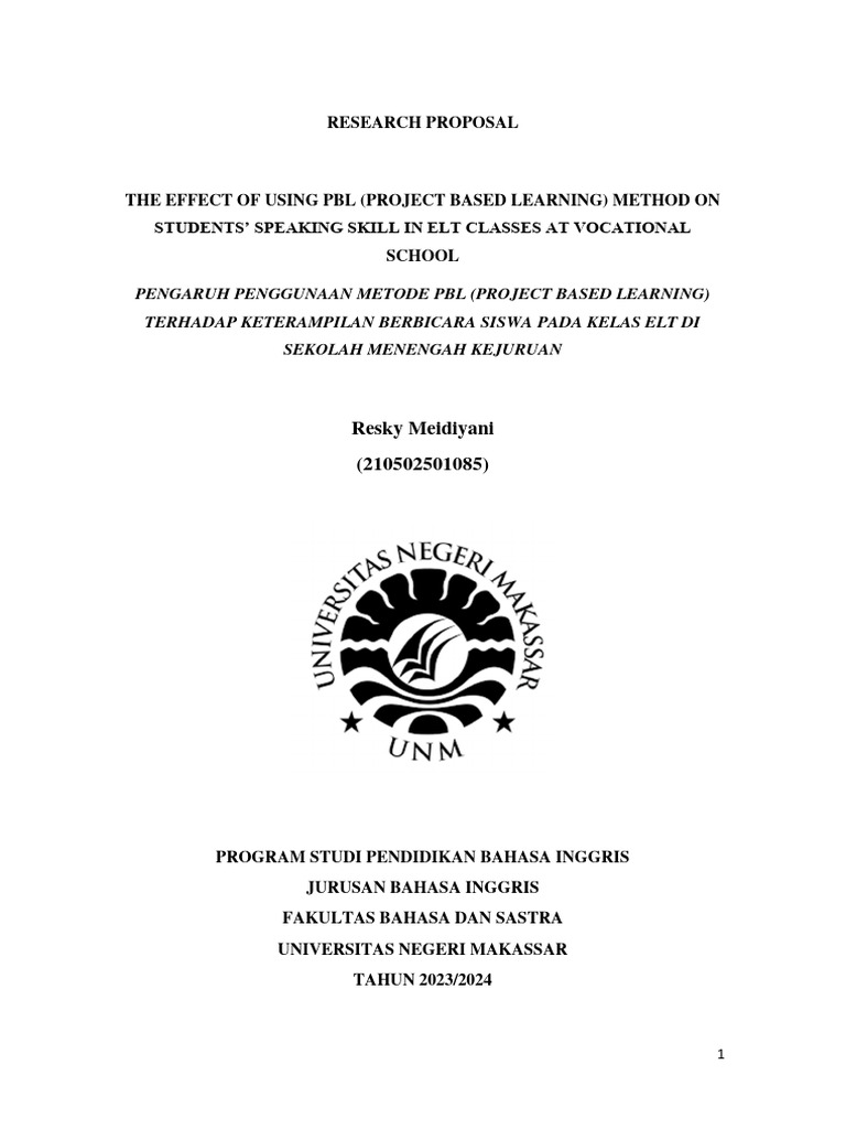 Resky Meidiyani - 210502501085 Edited | PDF | Project Based Learning ...