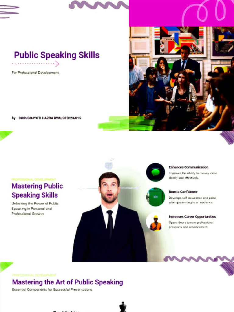 Public Speaking Skills: For Professional Development | Download Free ...