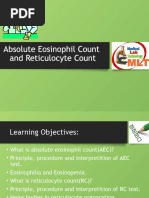 Manual Differential Leukocyte Count Procedure | PDF | Science & Mathematics