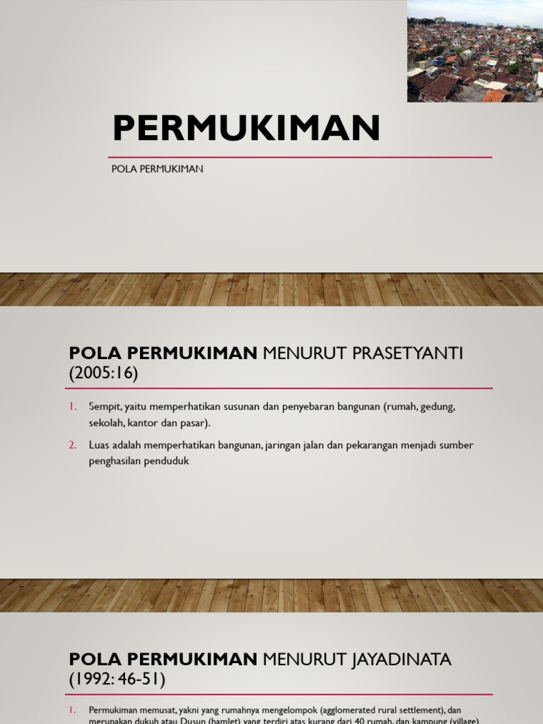 Pola Permukiman di Desa Jayadinata | PDF
