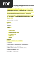 Bridge Procedure Guide | PDF | Navigation