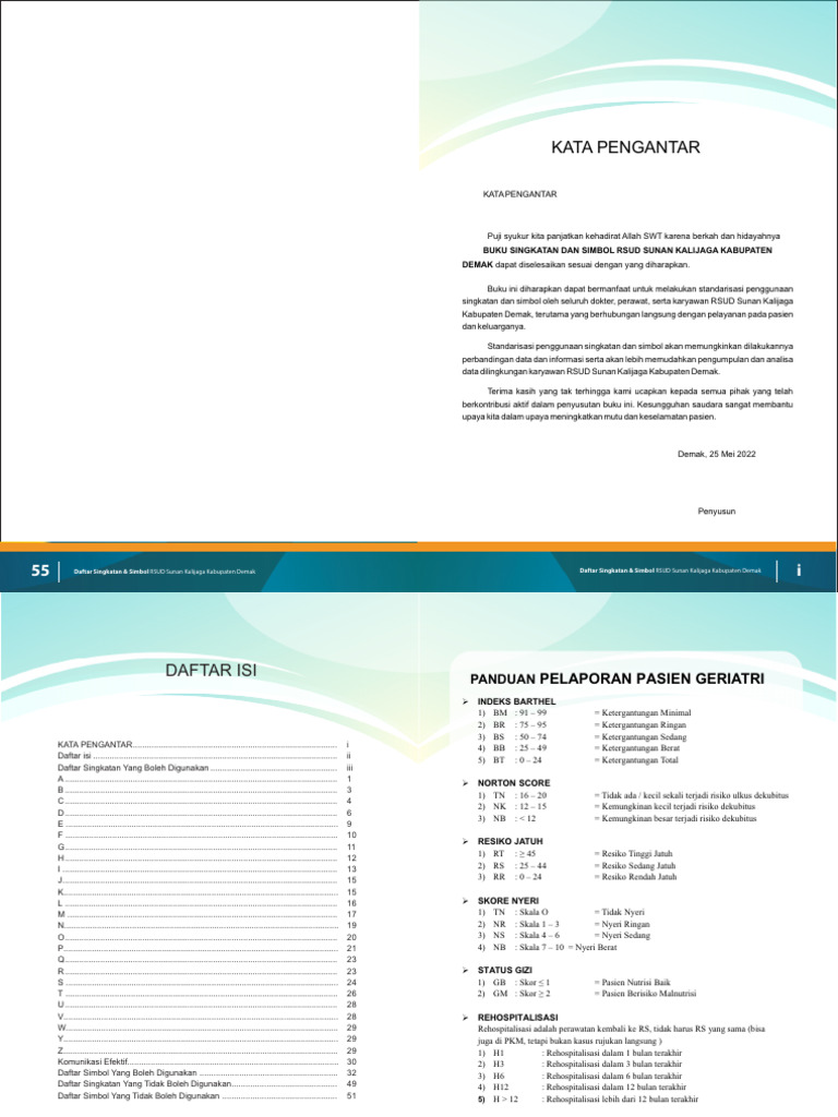 Singkatan dan Simbol RSUD Demak | PDF