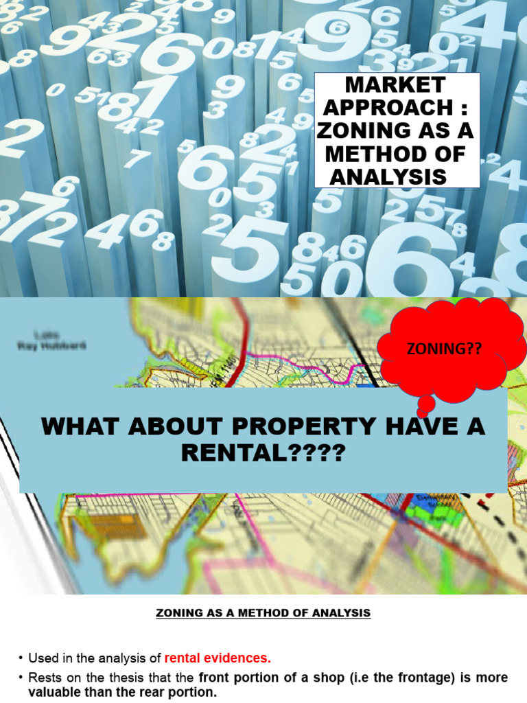 Rev151 Topic 1(b) - Market Approach (Zoning) | PDF | Renting | Property
