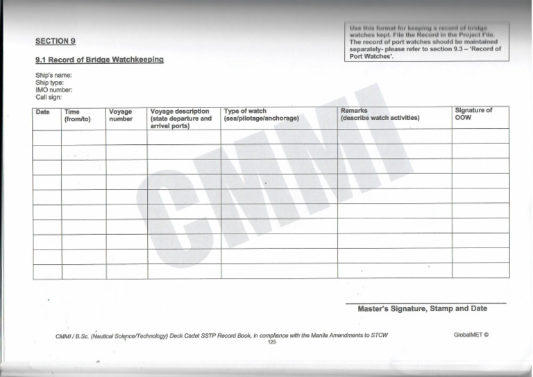 Bridge Watchkeeping Scan | PDF