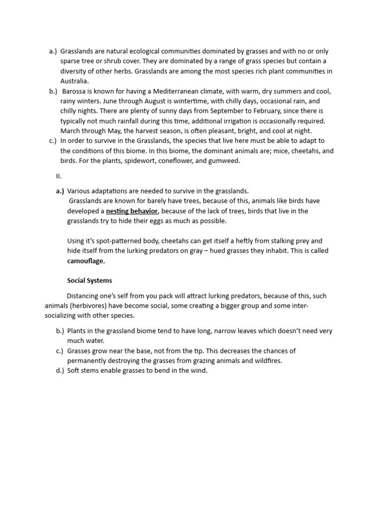 Grasslands | PDF | Home & Garden