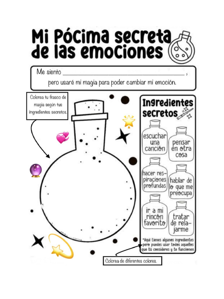 La Pocima Secreta de Las Emociones | PDF