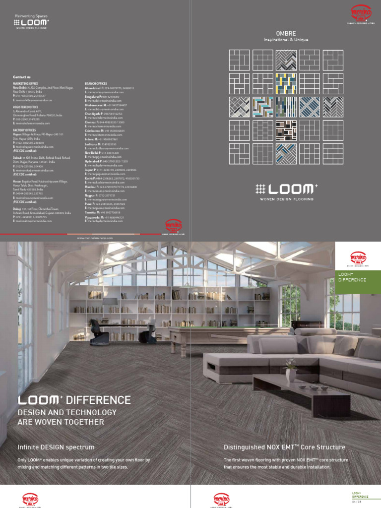 MerinoLOOM OMBRECatalogue | PDF | Flooring | Building Engineering