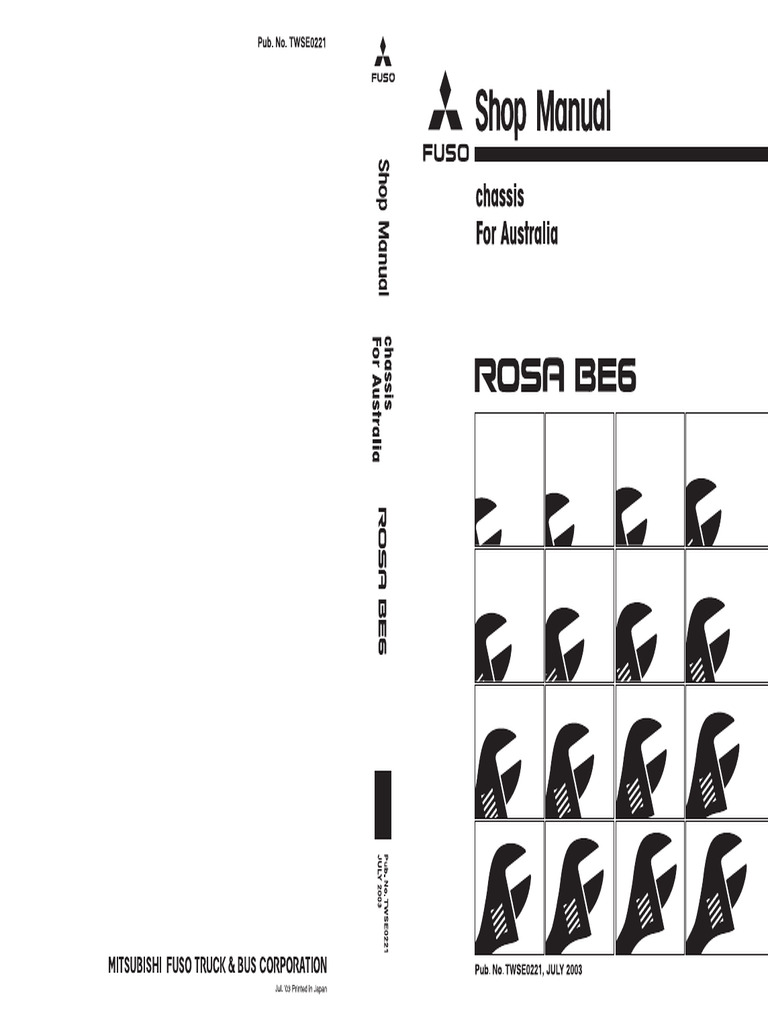ROSA Chassis For Australia | PDF | Manual Transmission | Electrical ...