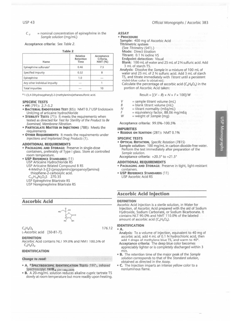 Ascorbic | PDF
