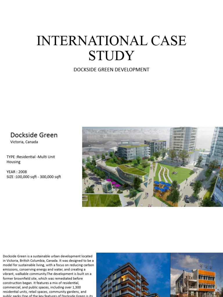 International Case Study | Download Free PDF | Urban Planning | Natural Environment