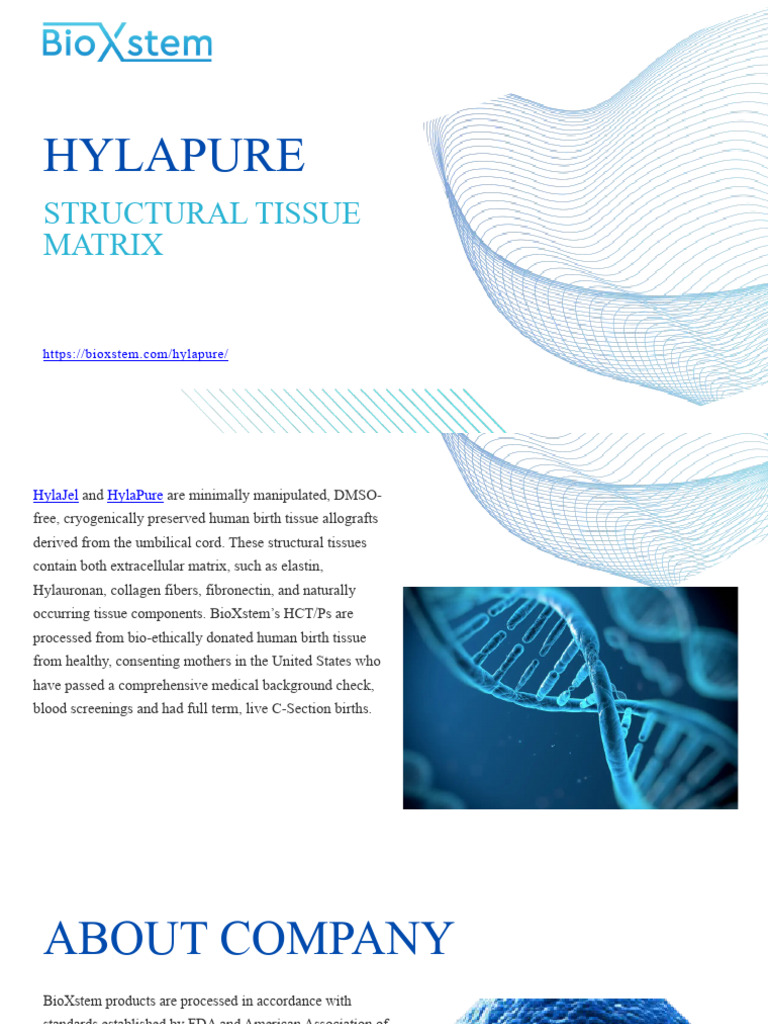 HylaPure: Human Tissue Allografts | PDF