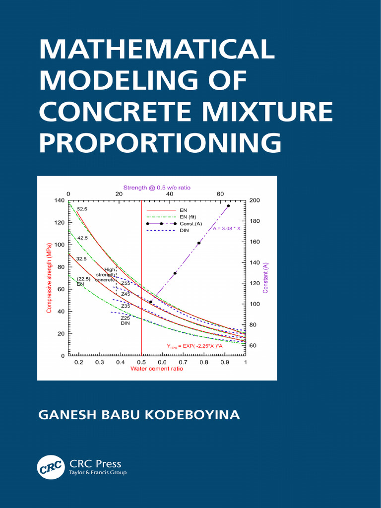 Ganesh Babu Kodeboyina (Author) - Mathematical Modeling of Concrete Mixture Proportioning (2020 ...