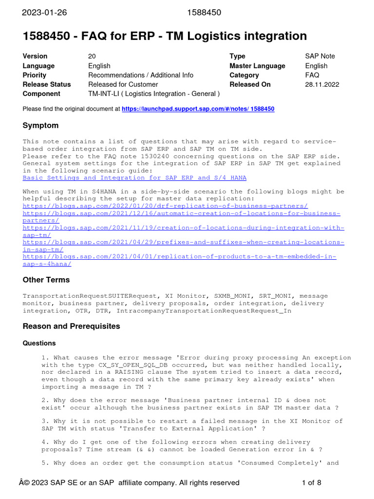 logistics integration | PDF | Logistics | Computing
